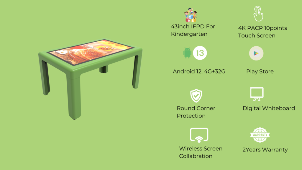 Unlock Collaboration with Our Interactive Touch Table 43"